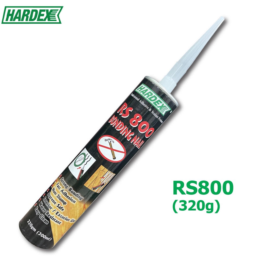 HARDEX - CONSTRUCTION ADHESIVE BONDING NAIL *RS800 (320 G) * RS 880 ...