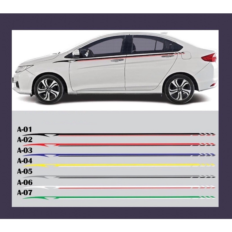 K105# New Body Stripes Lining High Quality Car Sticker Materials ...