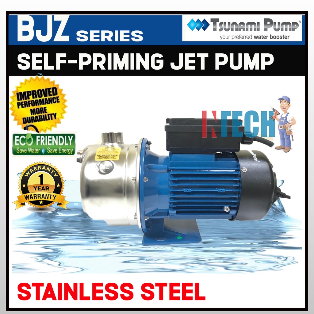 TSUNAMI PUMP BJZ SERIES WATER PUMP STAINLESS STEEL ( BJZ037-K , BJZ075 ...