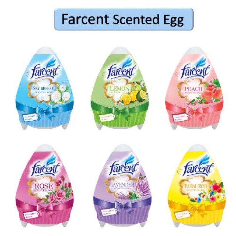 Farcent Scented Gel Egg Air Freshener Mosquito Repellent 190G Lavender ...