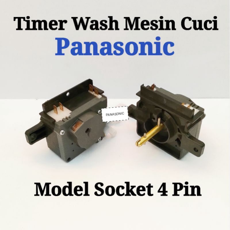 MESIN NATIONAL/PANASONIC 4 Pin Washing Machine Socket Timer - Wash ...