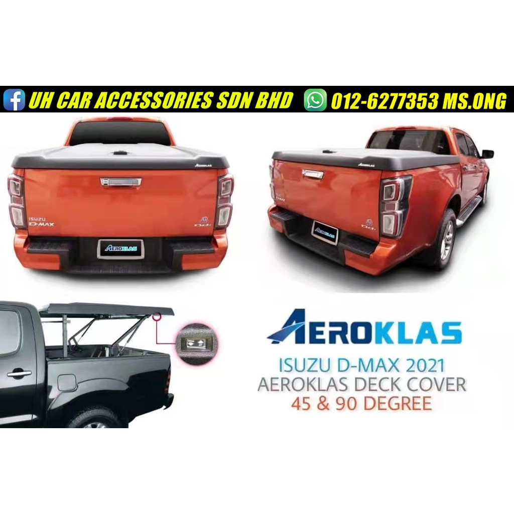 4X4 (Aeroklas) Ford Ranger Hilux Vigo Revo Rocco Rogue Navara NP300 Pro4X Dmax Triton 45degree ...