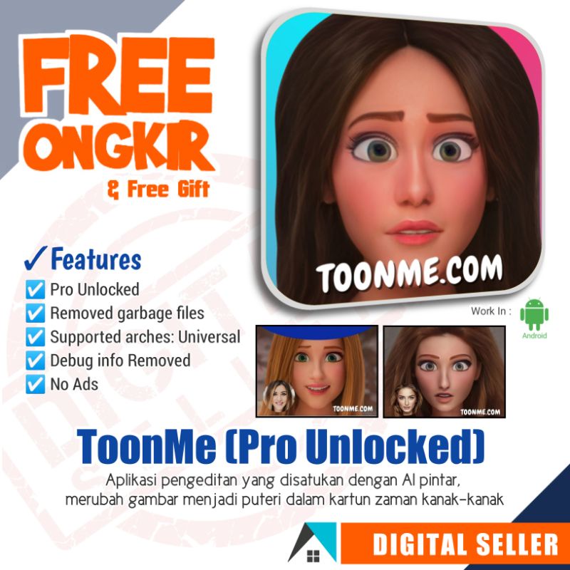 💯🆗 ToonMe.Apk MOD | Apps pengeditan yang disatukan dengan AI pintar ...