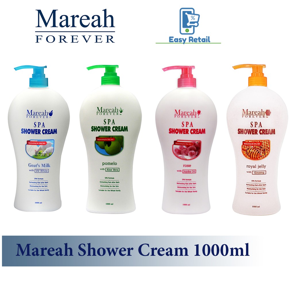 Mareah Forever Spa Shower Cream (Goat's Milk, Royal Jelly, Pomelo, Rose ...