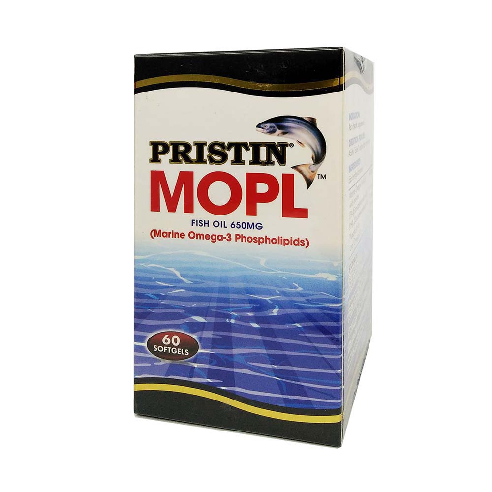 PRISTIN MOPL Fish Oil 650mg (Marine Omega-3 Phospholipids) | Shopee ...