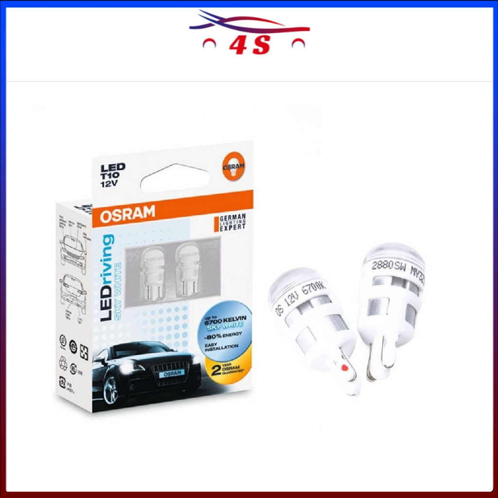 Osram LED T10 12V 6700K SKY WHITE(1Set 2pcs) | Shopee Malaysia