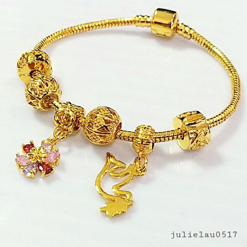 💥Gelang Gaya 💥PANDORA Mas KOREA 24k💥 Fesyen limited dan terkini ...