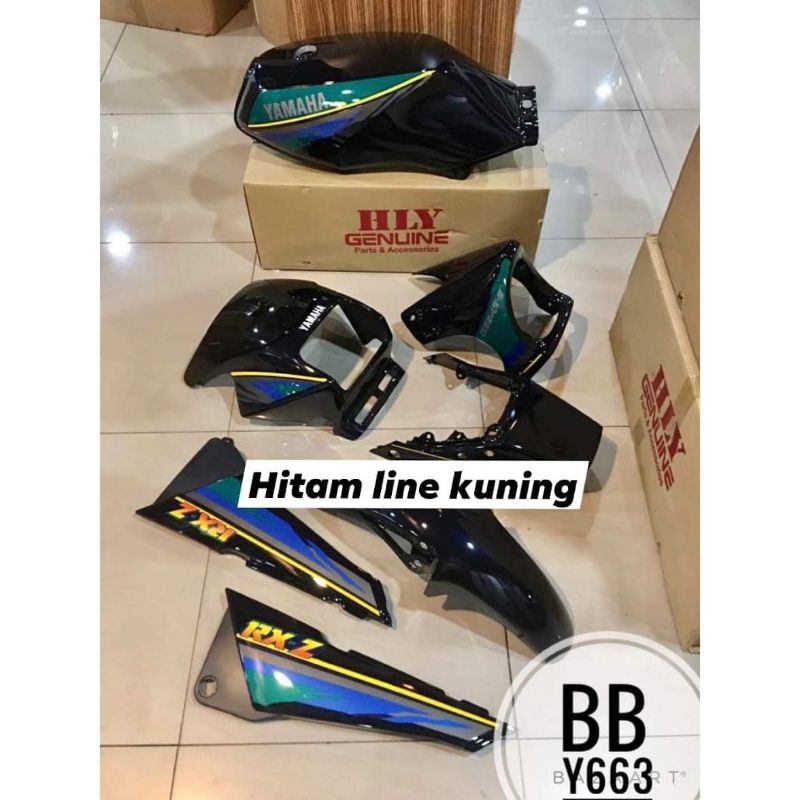 Coverset yamaha rxz imasen/oem high quality/siap sticker shell/paras ...
