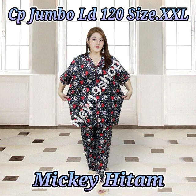 Pajama CP JUMBO SIZE XXL-Sleeping Pajamas/DORA/Pajamas Pajama XXL BLACK ...