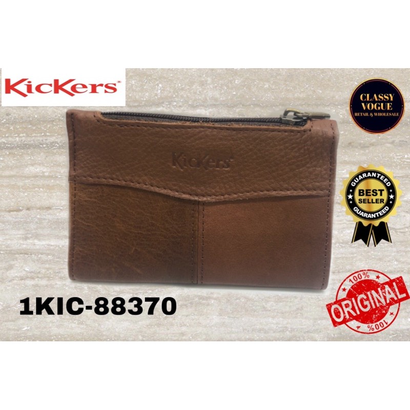 ORIGINAL COIN PURSE KICKERS 💯 BROWN COLOUR .LEATHER (KIC-88370) 🛒 ...