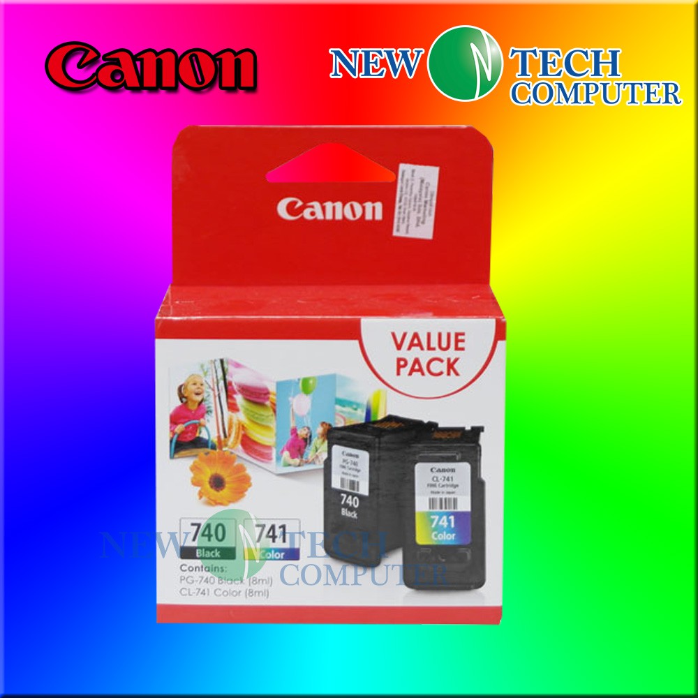 (ORIGINAL) CANON PG-740 CL-741 VALUE PACK INK CARTRIDGE / 740 741 NEW TECH | Shopee Malaysia