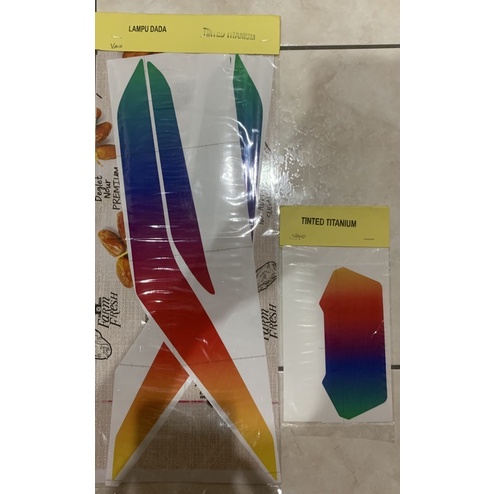 Honda vario sticker meter tinted titanium/ sticker tinted lampu dada ...