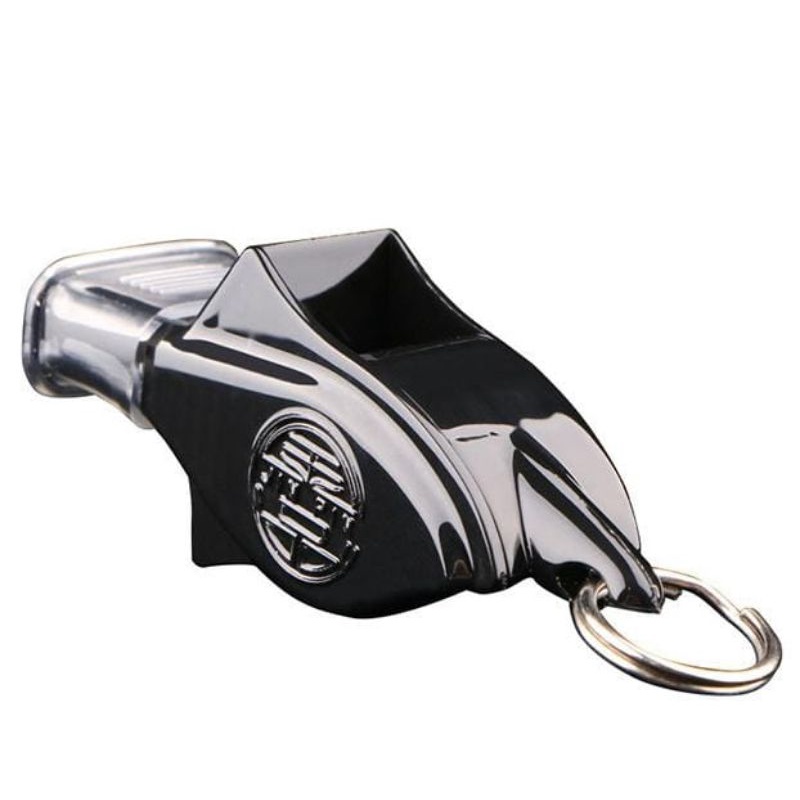 Premiun Stainless Steel Whistle Metal Referee Whistle Loud Sound Wisel ...