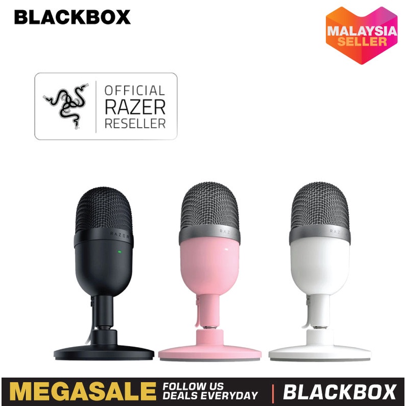 Razer Seiren Mini Microphone Black / Mercury White / Quartz Pink (1 ...
