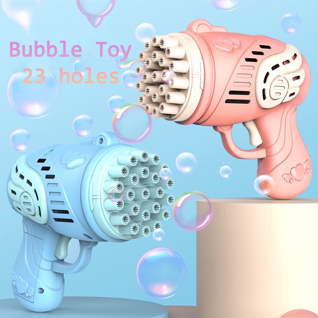 23 holes Electric Bubble-Making Machine Bubble Play Electric Bubble Gun ...