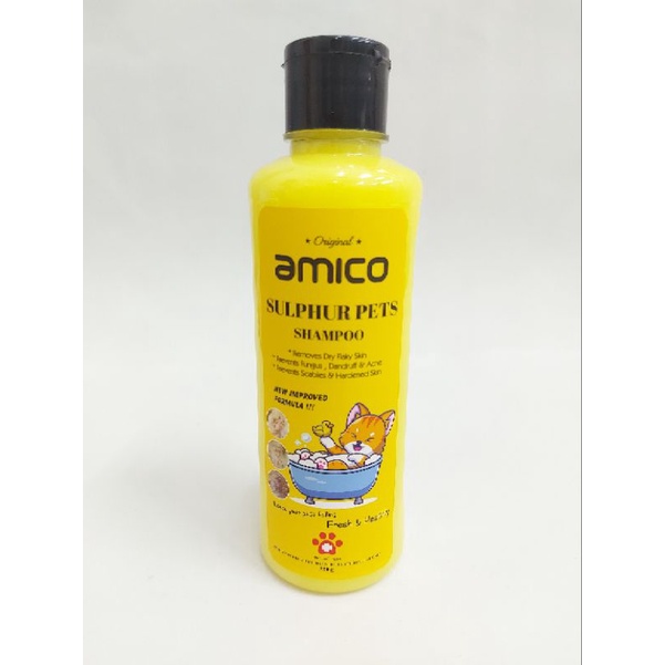 😸amico 320ml sulphur NEW PACKING untuk kucing berkurap uyie 320g ...
