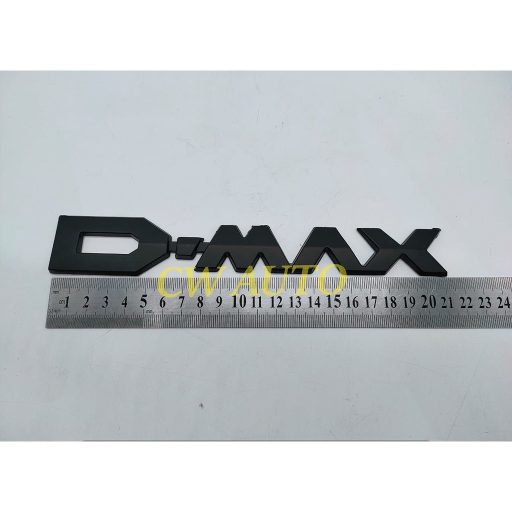 Isuzu DMAX D-MAX Wording Logo Emblem Letter Badge Matt Black Tulisan ...