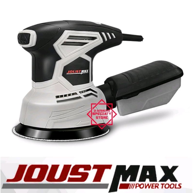 JOUSTMAX 5inc Random Orbital Rotary Sander 250W 125mm 5pc Velcro Sand ...