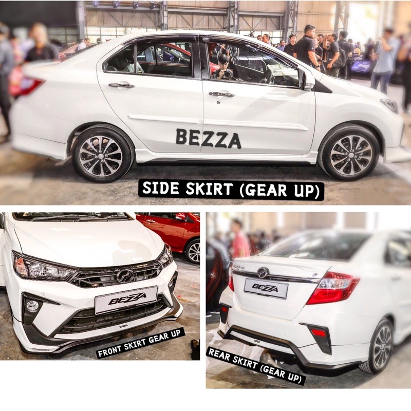 BEZZA NEW 2020 BODY KIT FRONT SKIRT + LED DAY LIGHT / REAR SKIRT LIP ...
