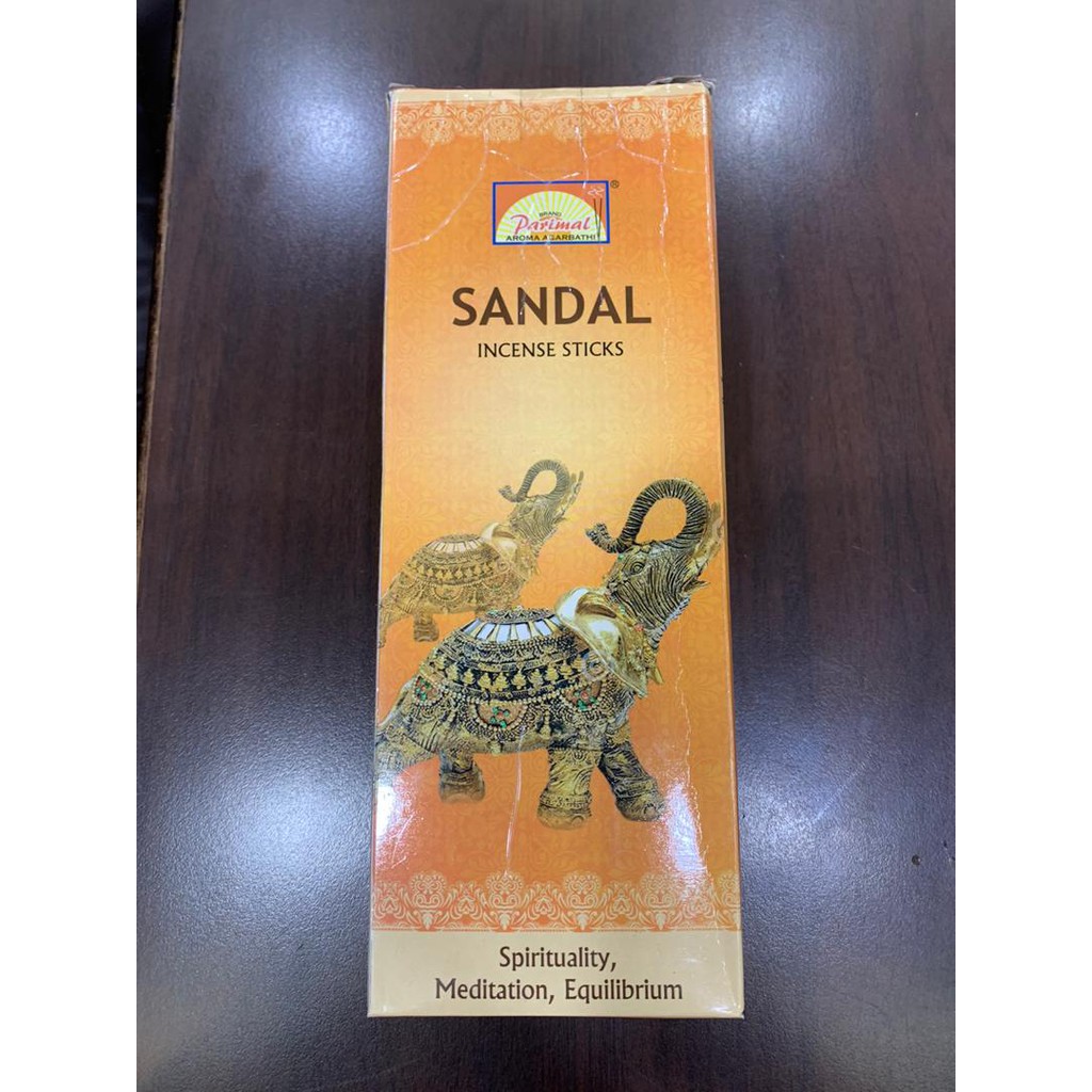 PARIMAL SANDAL HEXAGONAL INCENSE STICK (6 units x 20 sticks) | Shopee ...