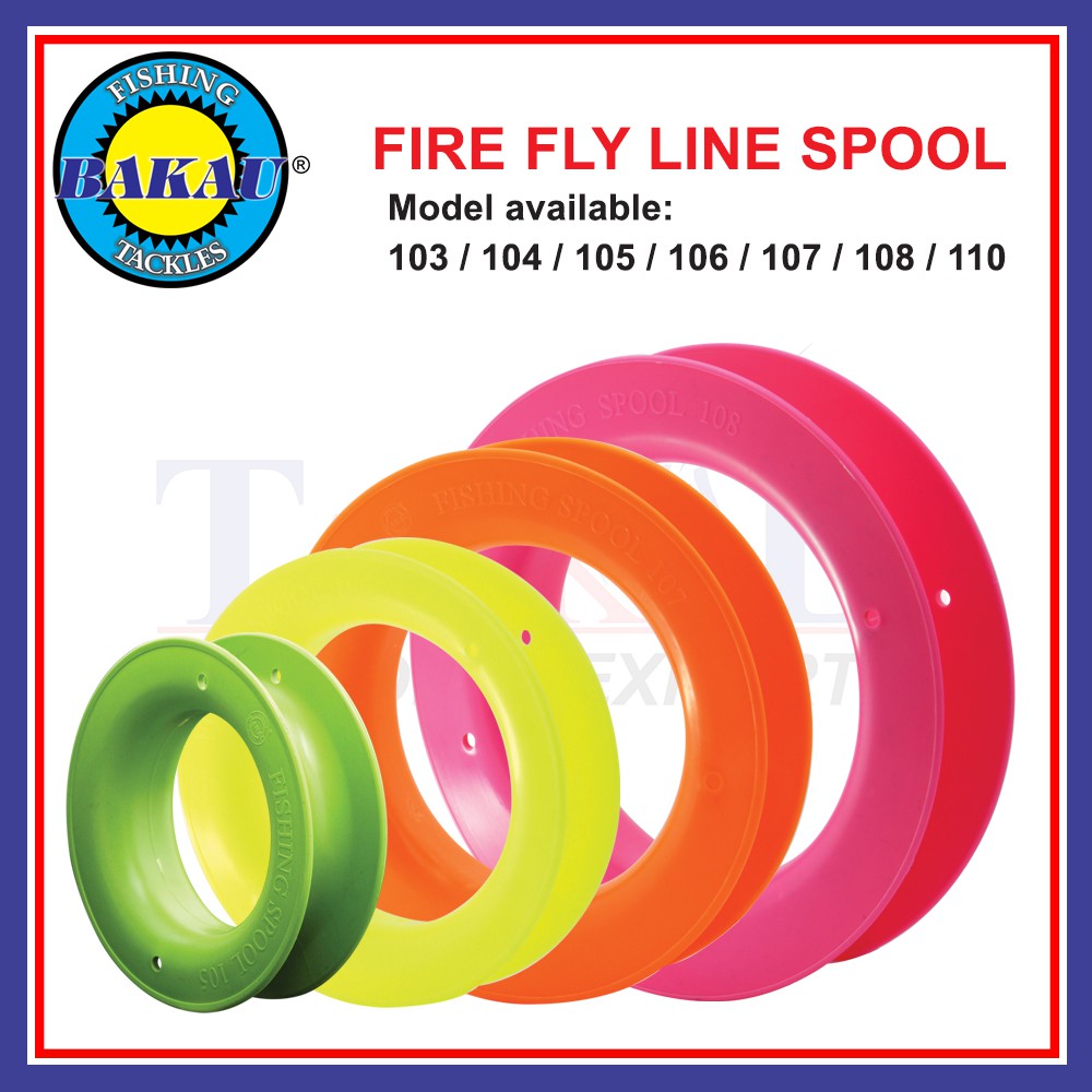 Fishing Hand Casting Bakau Fire Fly Line Spool Koyan Pancing | Shopee ...