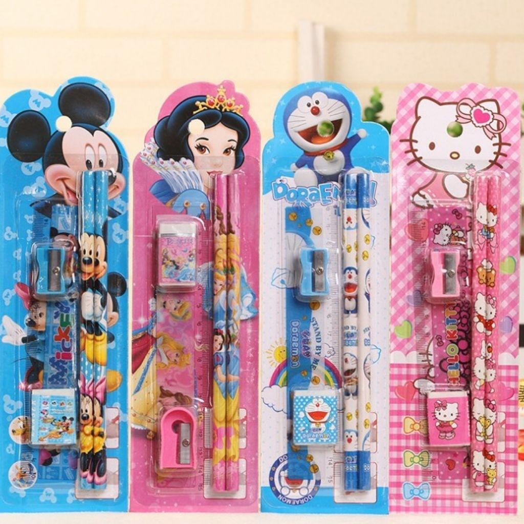 Jumbo Writing Pencil Set for Kindergarten Kid Set of 5 in 1 | Shopee ...