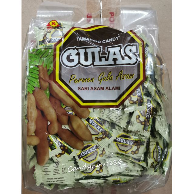 Gulas Tamarind Asam Jawa Candy 300'S / 100PCS /50PCS/25PCS | Shopee ...