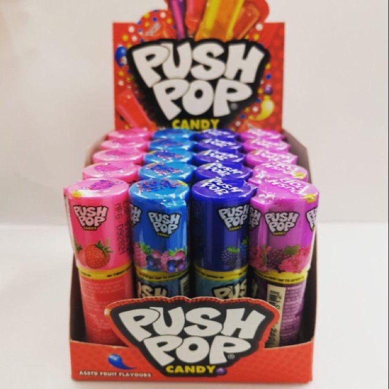 Push Pop Candy Asstd Fruit Flavours 20pcs x 14g (old school) | Shopee ...