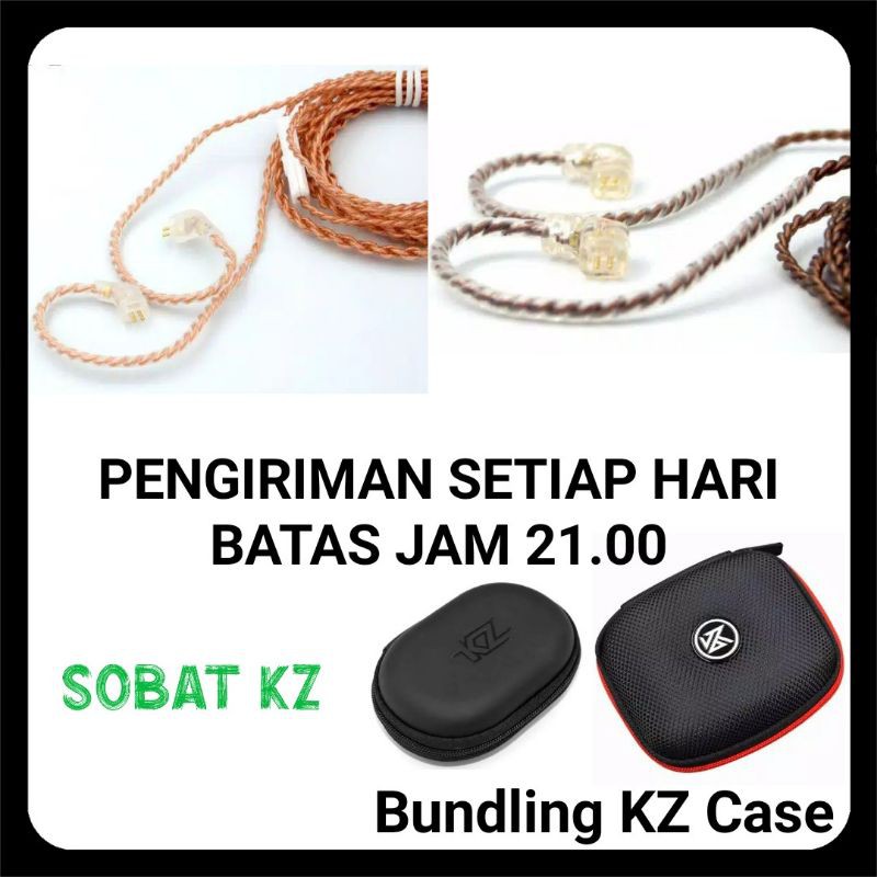 Kz Cable Copper Type B/C Dark/Light Copper Oxygen High Purity Cable KZ ...