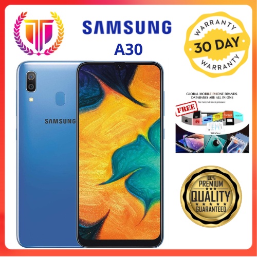 Samsung A30 4gb Ram 64gb Sm-A305f Smartphone Used Phone Free Screen ...