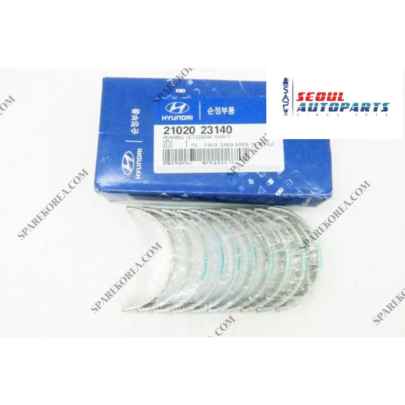 MAIN Bearing - Hyundai Matrix Elantra Tucson Coupe Naza Citra Kia ...