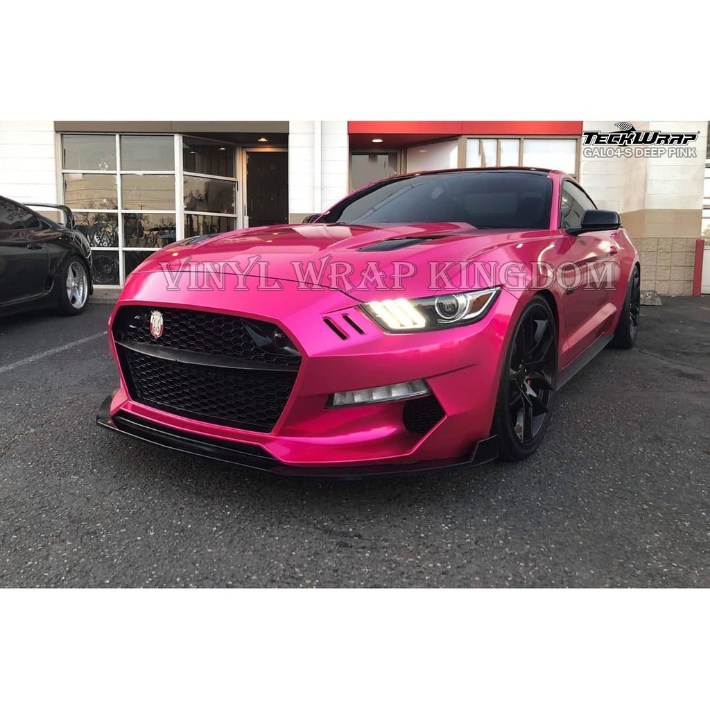 Teckwrap USA Premium GLOSS ALUMINUM DEEP PINK Car Wrap Film BIKE Phone ...