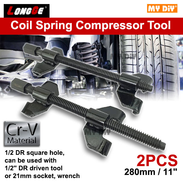 MYDIYHOMEDEPOT - Drop Forged Coil Spring Compressor Auto Strut Coil ...