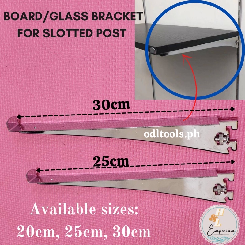 Board/Glass Bracket for Slotted Post | Shopee Malaysia