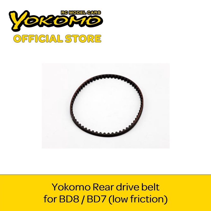 Yokomo Rear drive belt for BD8 / BD7 (low friction) (BD-189LA) | Shopee Malaysia