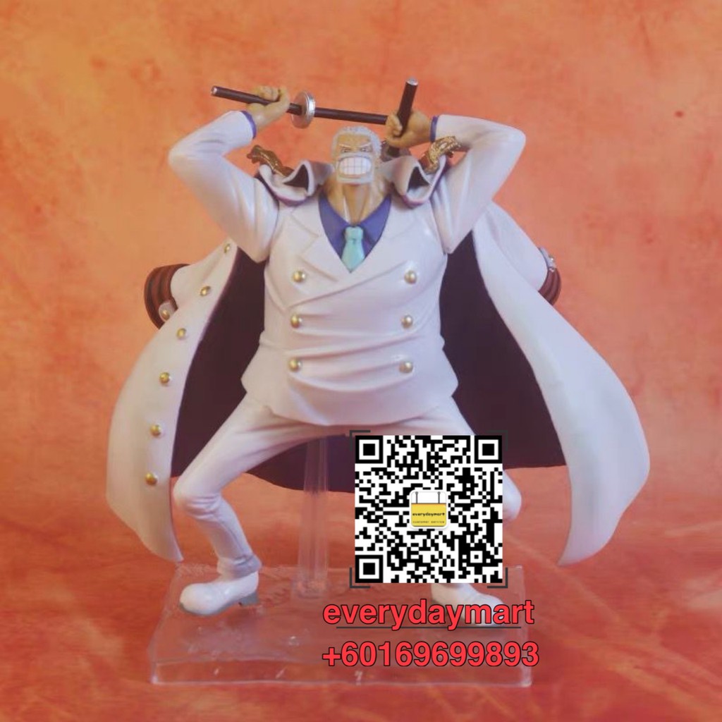 ONE PIECE🔥MONKEY D. GARP🔥MARINE VICE ADMIRAL STATUES ACTION FIGURE TOYS ...