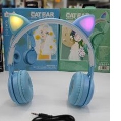 HEADFON KUCING COMEL#2 IN 1 WIRED AND BLUETOOTH KUCING#CAT EARPHONE ...