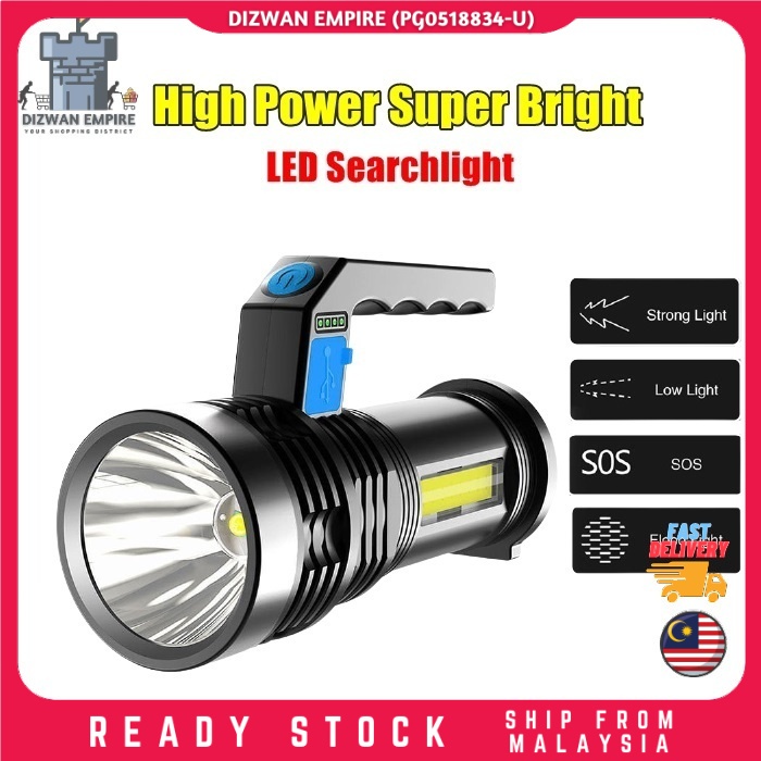 🔥READY STOCK🔥Lampu Suluh Torchlight 2000M High Power LED USB Lamp ...