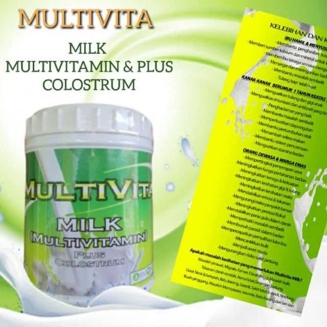 SUSU MULTIVILTA (MULTIVITAMIN+SUSU COLOSTROM) | Shopee Malaysia