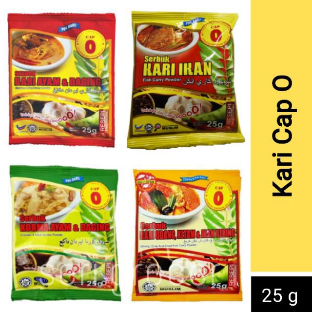 REMPAH KARI CAP O (25 G) | Shopee Malaysia