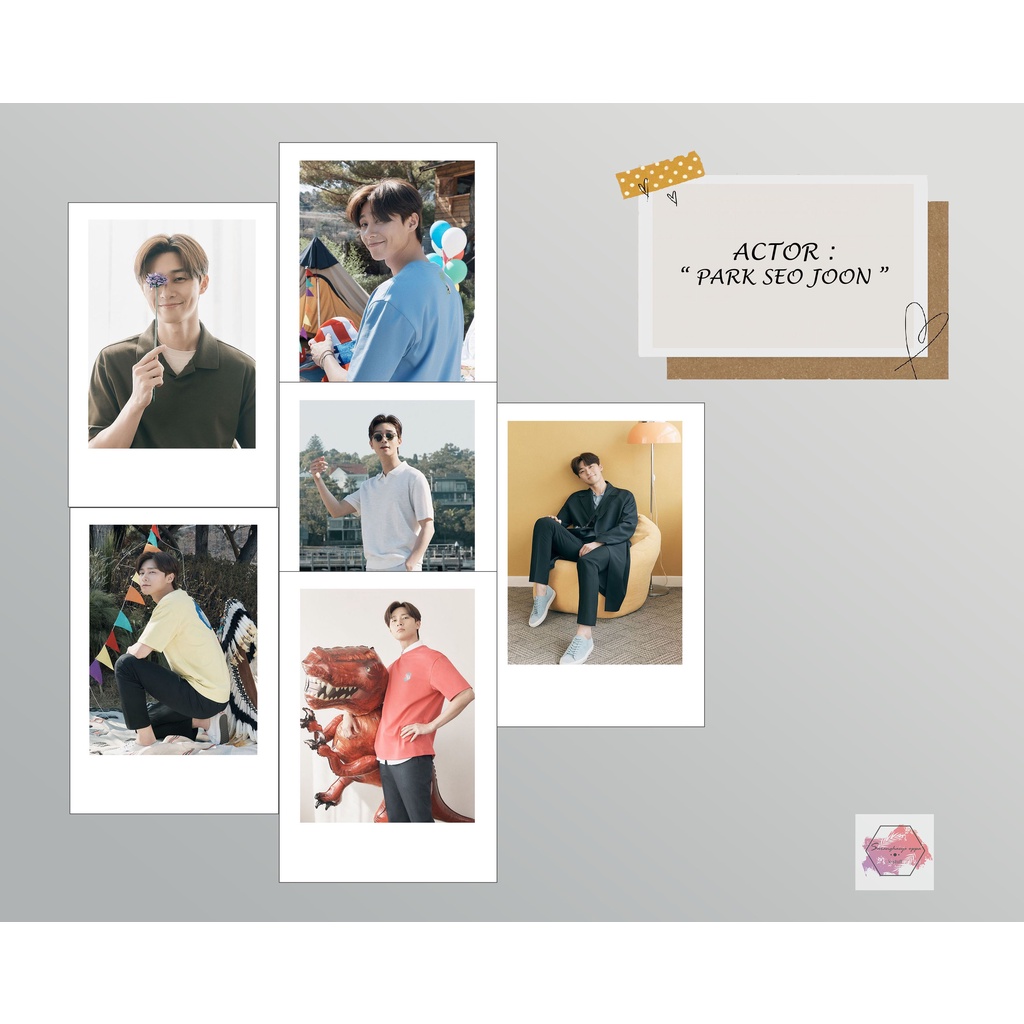 Park SEO JOON - PHOTOCARD PATTERN K-ACTOR contains 5 pcs | Shopee Malaysia