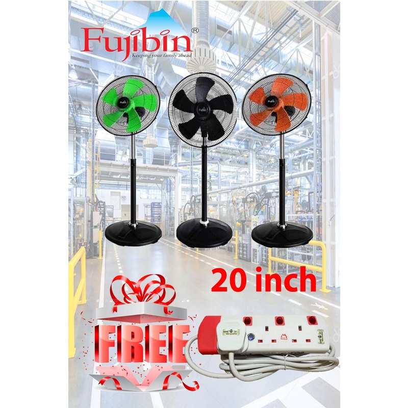 FUJIBIN 20 INCH COLOUR ABS STAND FAN FAS-20P | Shopee Malaysia