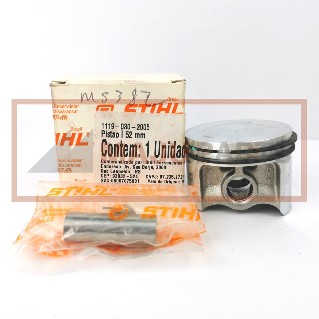 Original STIHL MS382 Piston Ring Set (52MM) | Shopee Malaysia