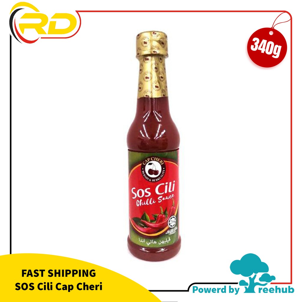 SOS Cili Cap Cheri Chilli Sauce Cherry Chop 340g | RD-E Mart | Shopee ...