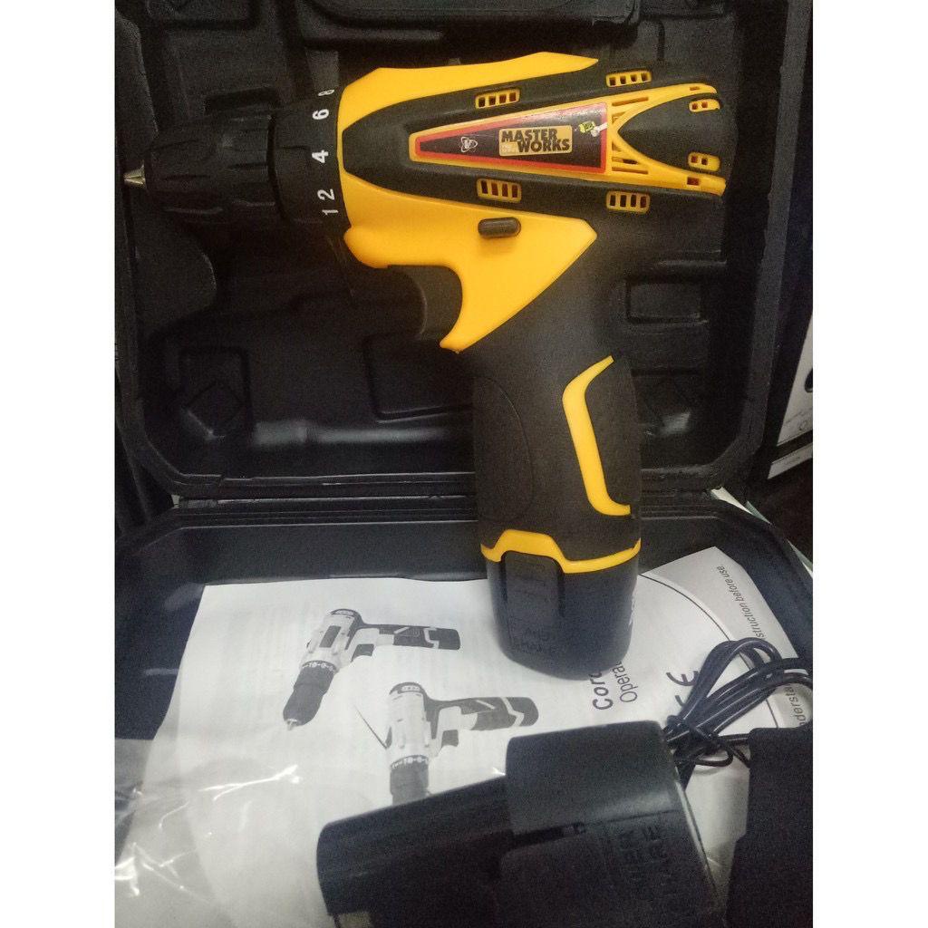 MASTER WORKS 12V CORDLESS DRILL | Shopee Malaysia