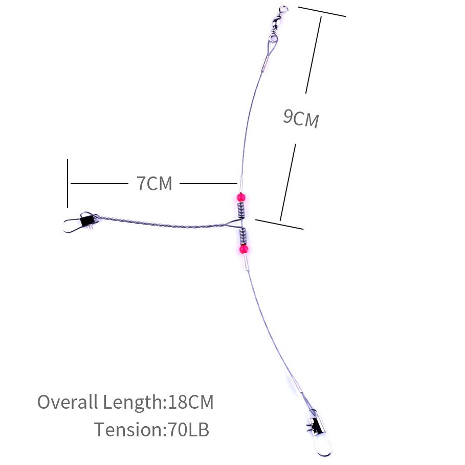 Perambut dawai Leader siakap kerapu senangin Stainless Steel Wire ...