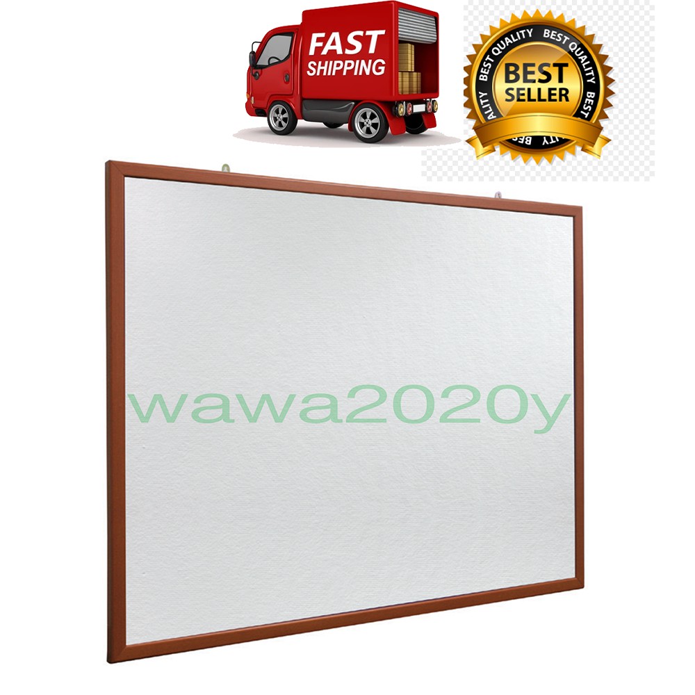 ALL SIZES Wooden Frame Soft Notice Board/Soft Notice Board | Shopee ...