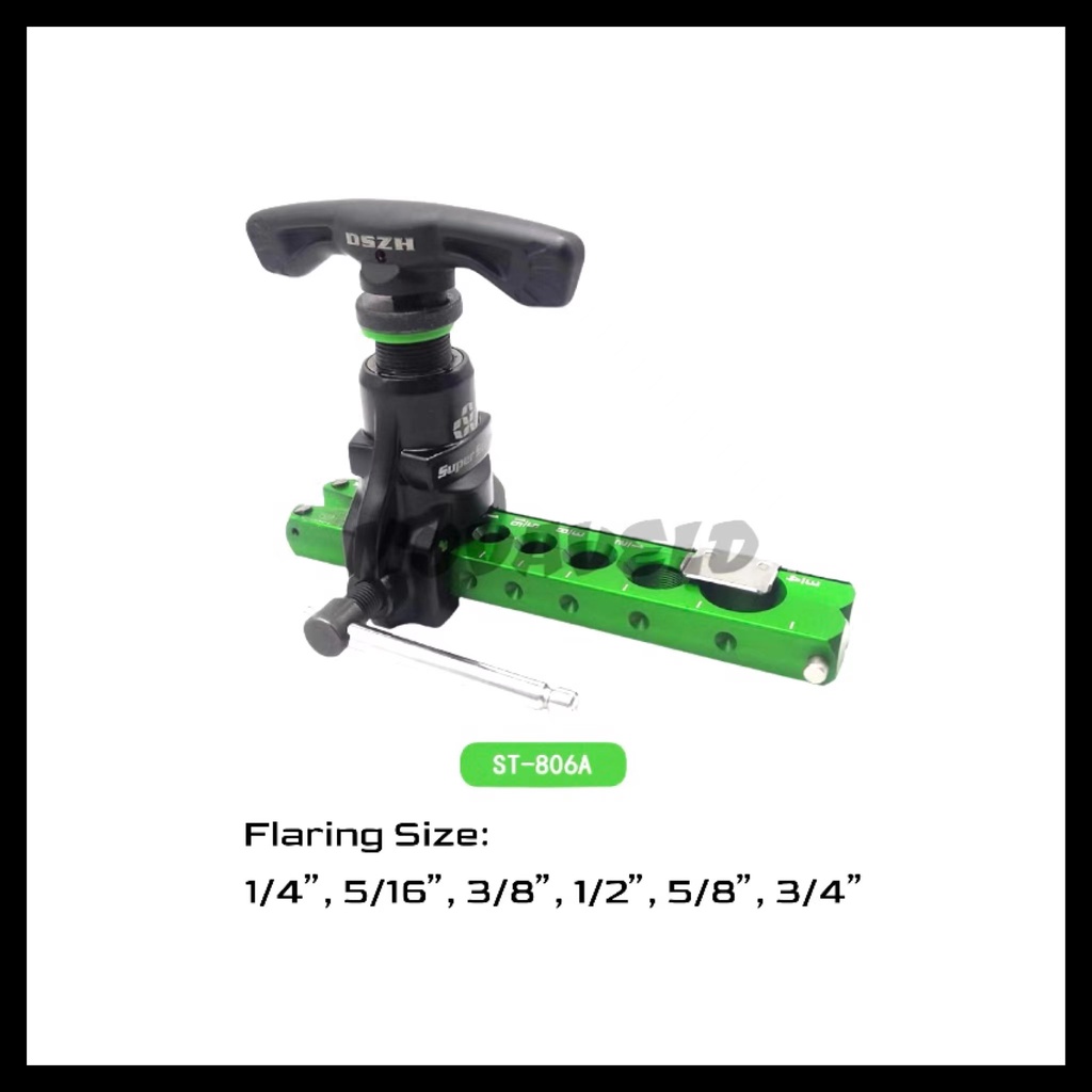Super Stars Flaring Tool ST-806A ST-806FT DSZH Drill Aircond Copper Pipe Expander Set Air ...
