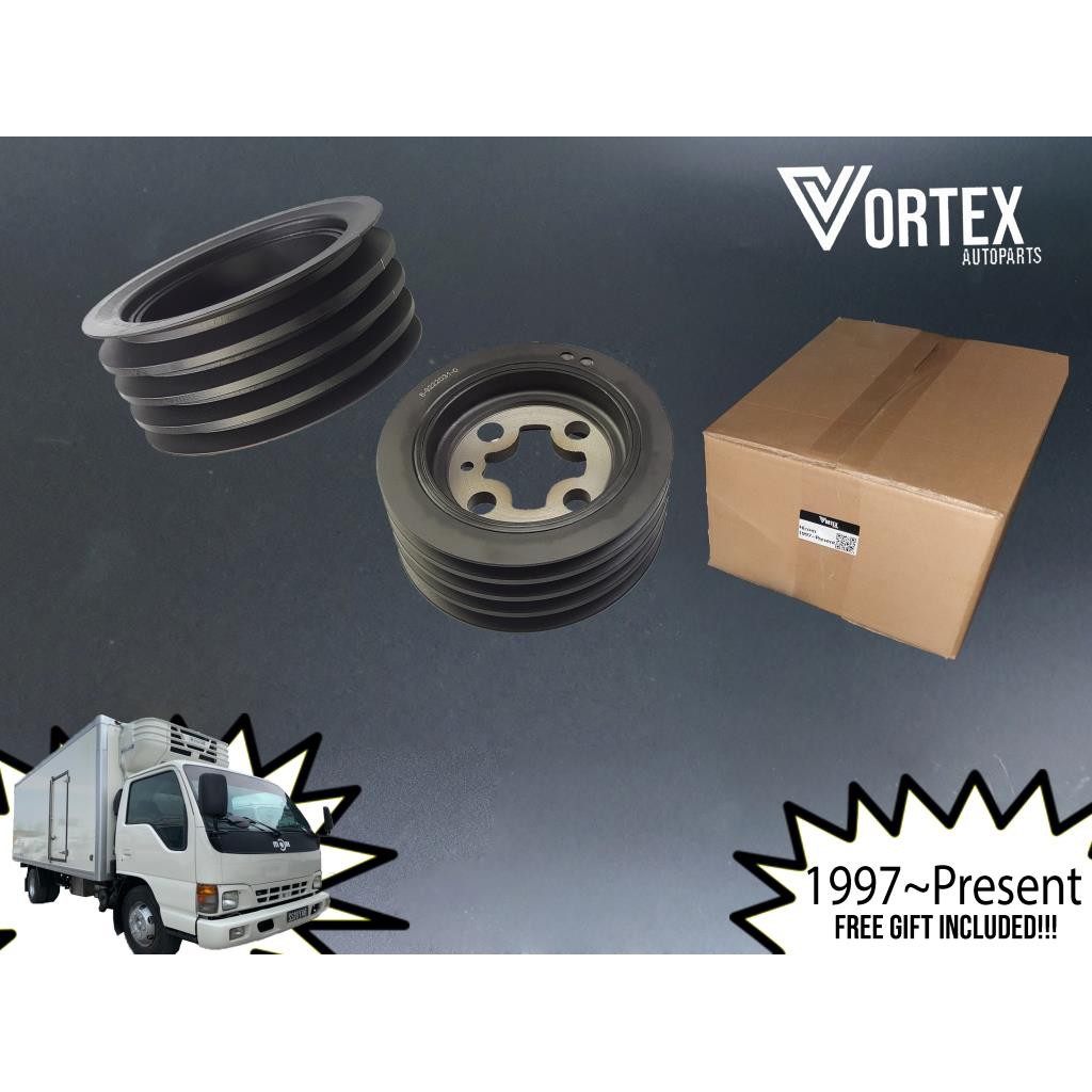 Crank Shaft Pully For Isuzu Hicom 4.3 4HF1 (1997~Present),(V*V*V*V) OEM ...