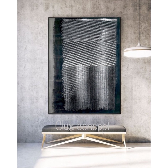 (With framed) Modern light luxury three-dimensional texture embossed ...